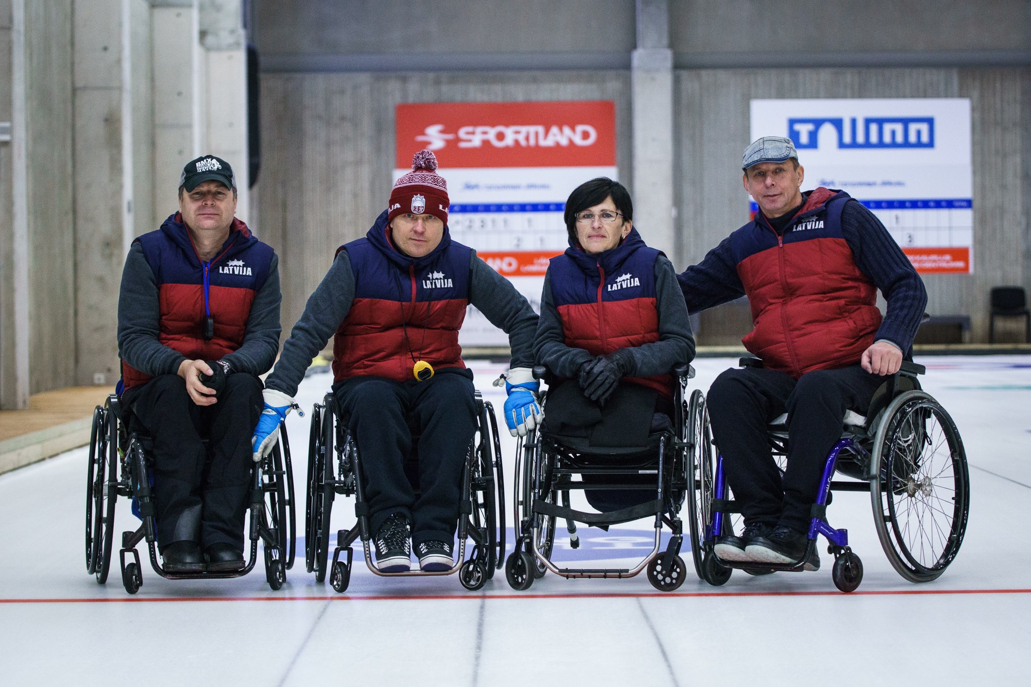 Latvijas ratiņkrēslu kērlinga izlase finišē otrie Tallinā - Latvijas ...